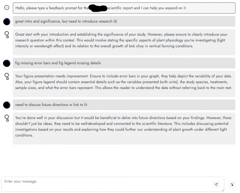 Enhancing and speeding up markers’ feedback on student work – Cogniti